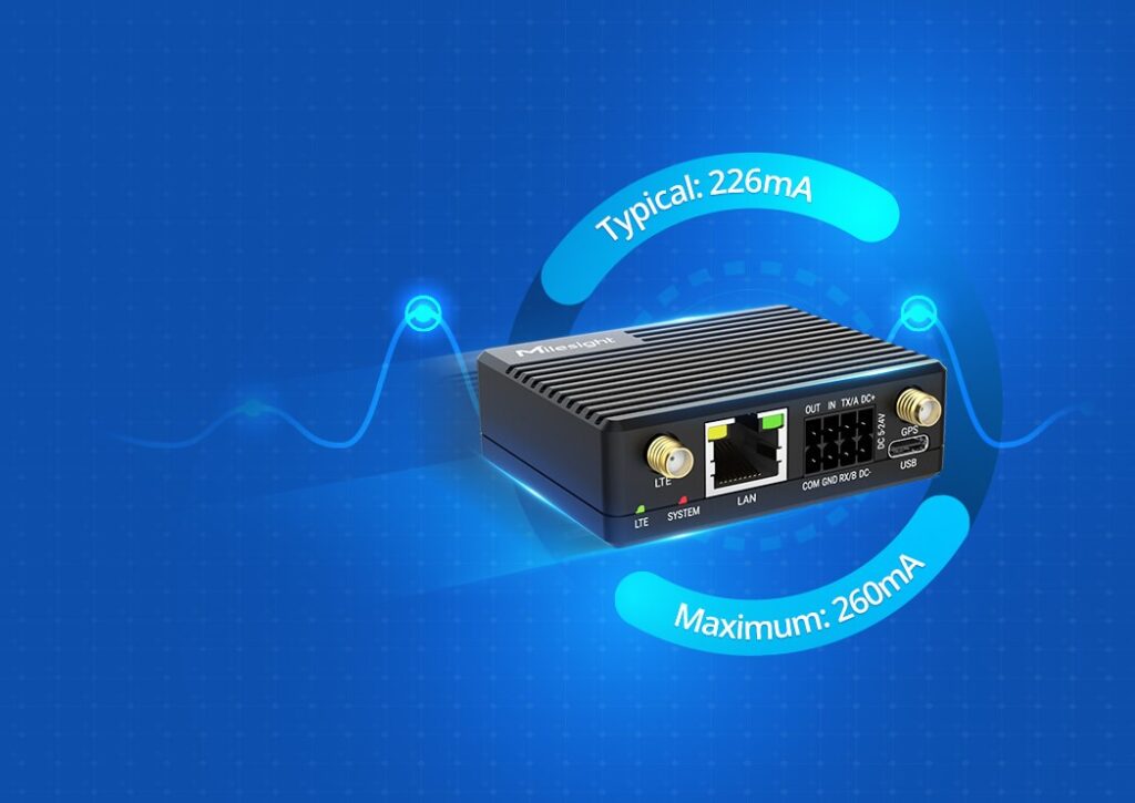 UR41 4G産業用セルラールーター - Milesight IoT by Wavecrest