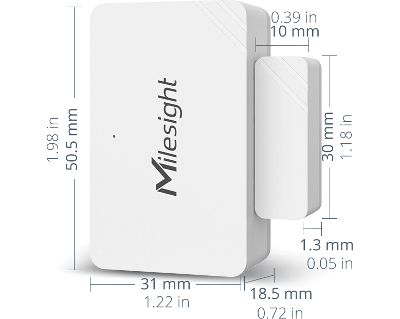 WS301 磁気接点スイッチ - Milesight IoT by Wavecrest